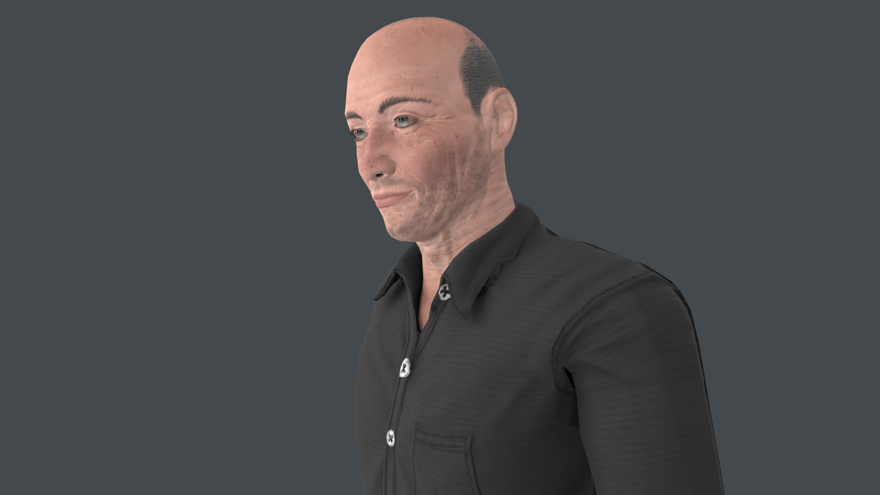 Old Man Character - 3D Model by muharremadk