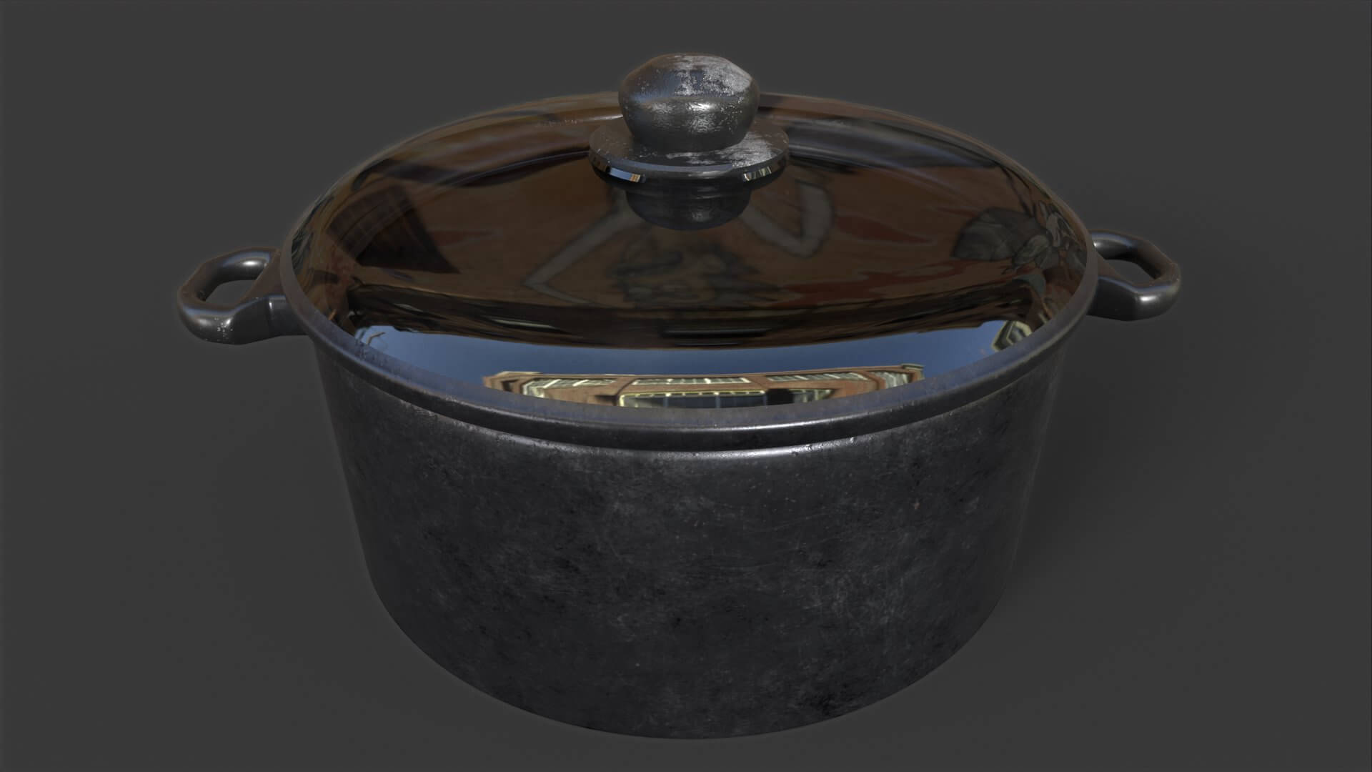 Old Rusty Cooking Pot - 3D Model by muharremadk