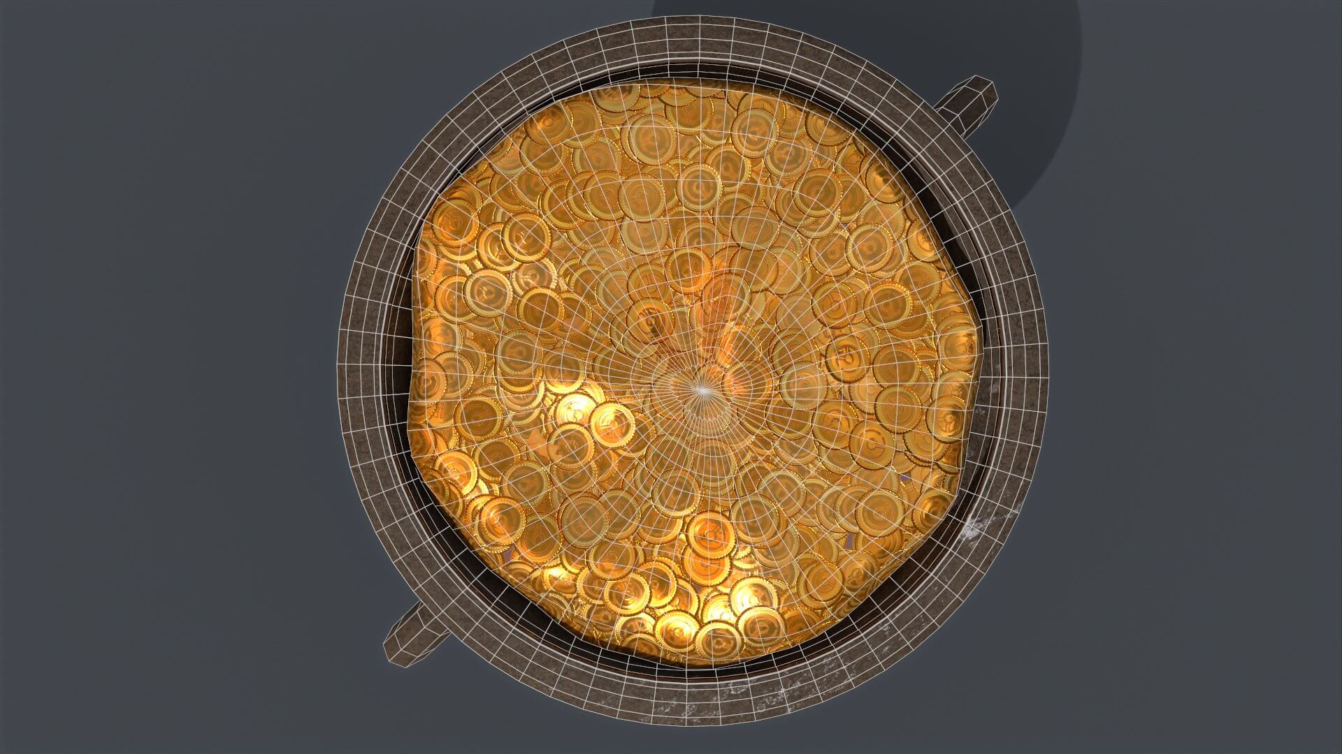 Pot of Gold - 3D Model by muharremadk