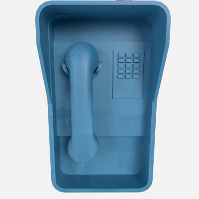 Retro Wall Telephone - 3D Model by muharremadk