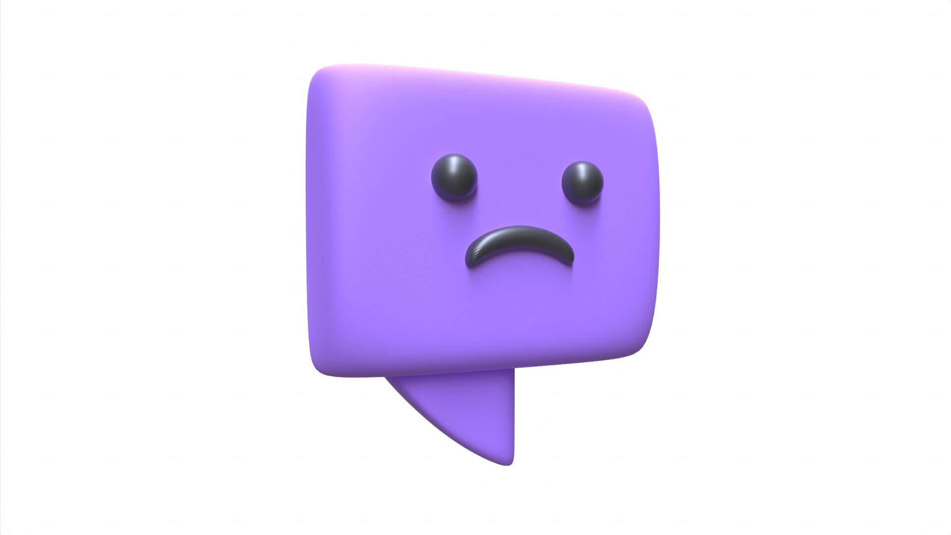 Sad Emoji Message Box - 3D Model by muharremadk