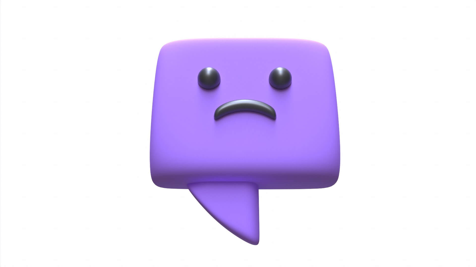 Sad Emoji Message Box - 3D Model by muharremadk