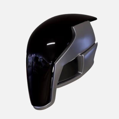 Sci-Fi Future Mask 3D Model by muharremadk