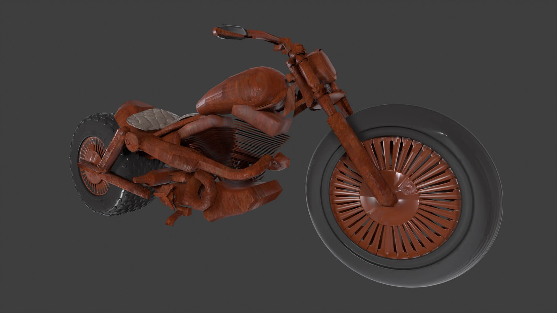 Scrap Motorcycle - 3D Model by muharremadk