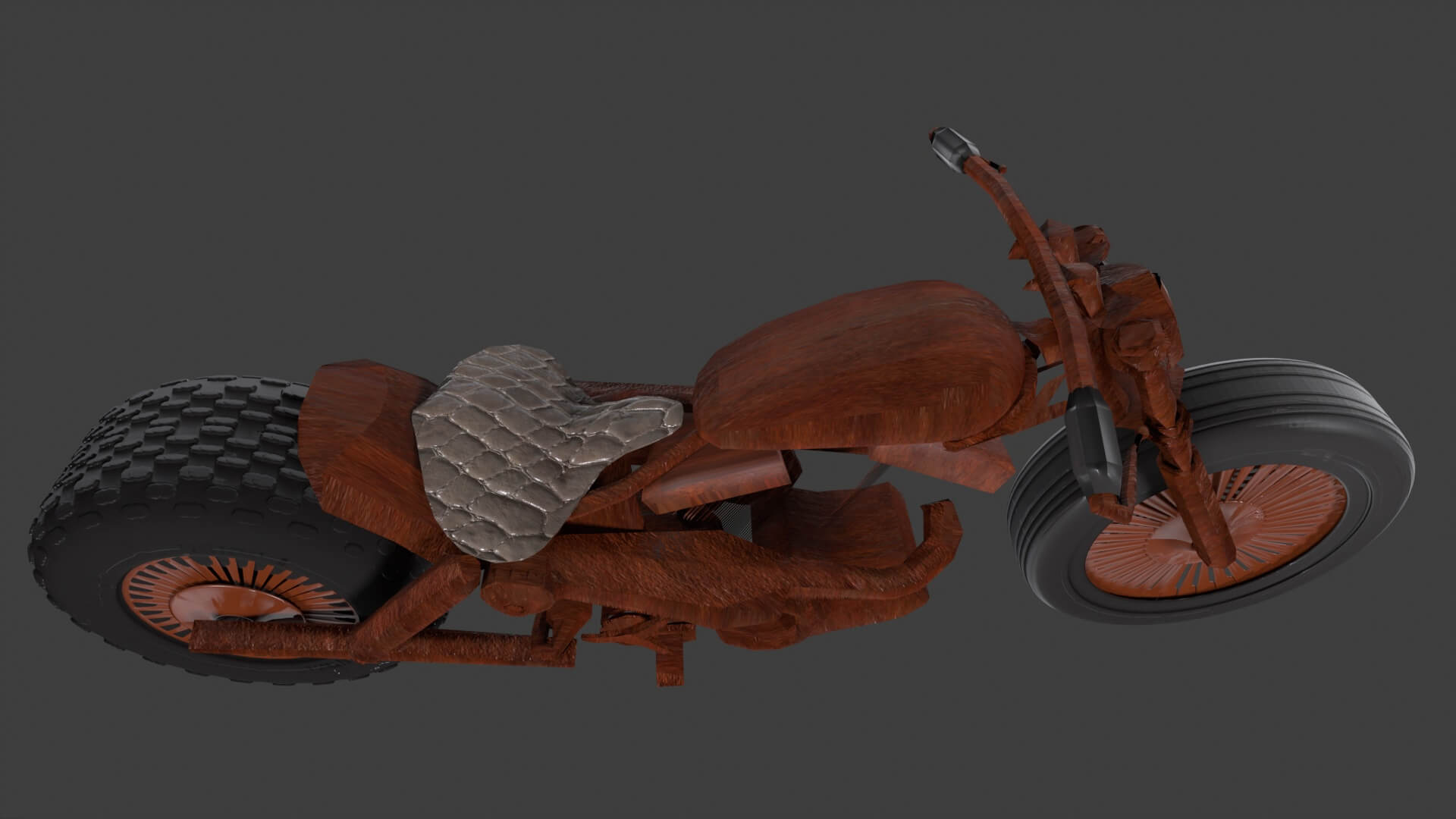 Scrap Motorcycle - 3D Model by muharremadk