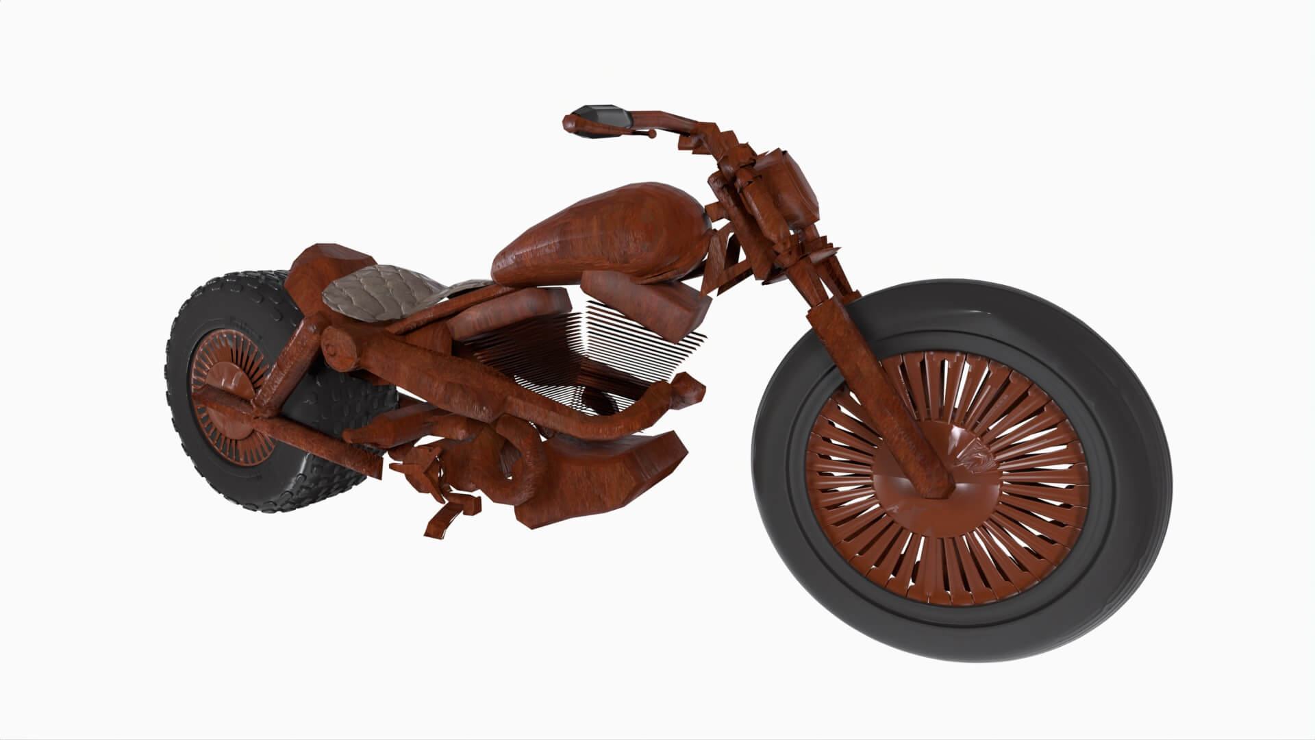 Scrap Motorcycle - 3D Model by muharremadk
