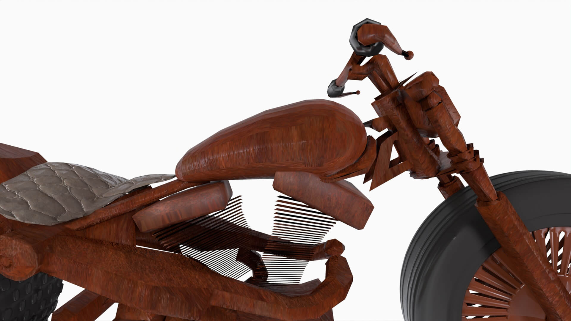 Scrap Motorcycle - 3D Model by muharremadk