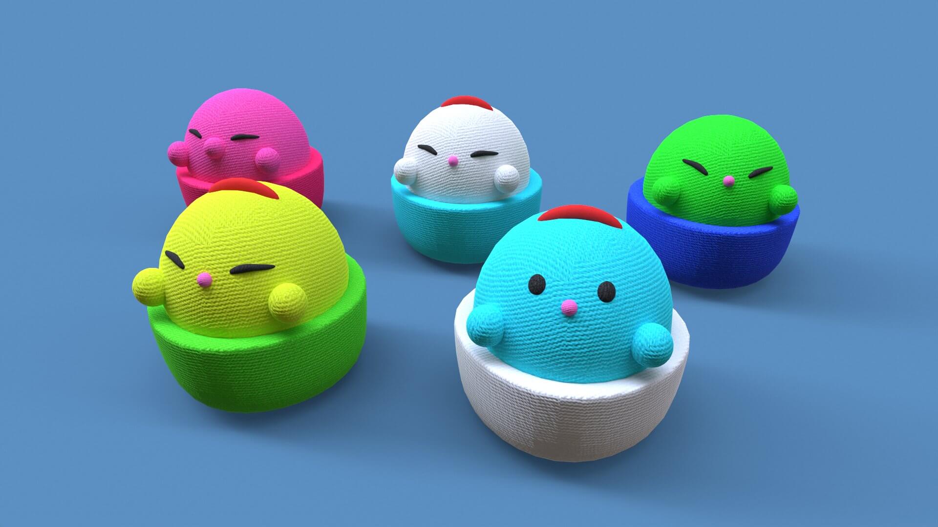 Small Plush Toys Collection - 3D Model by muharremadk