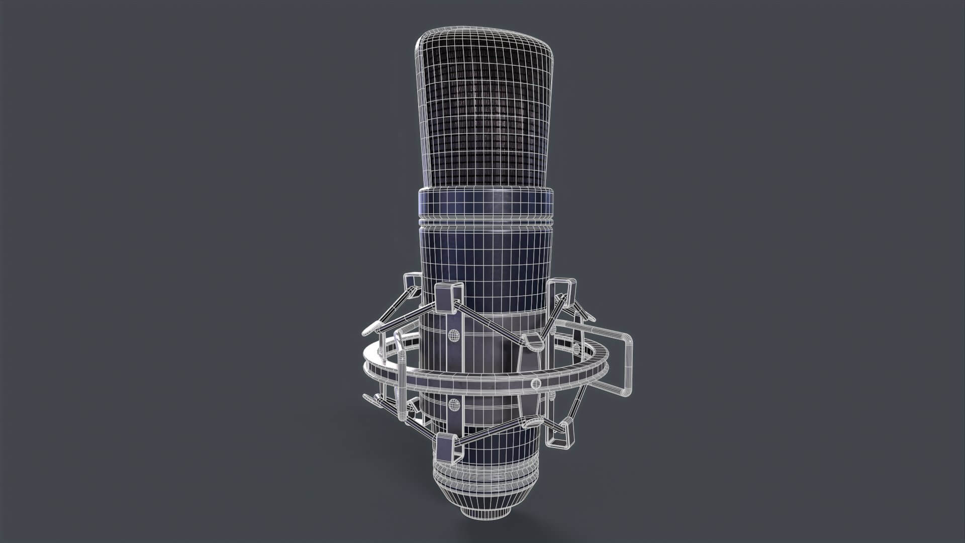 Studio Microphone - 3D Model by muharremadk