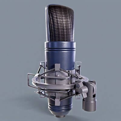 Studio Microphone - 3D Model by muharremadk