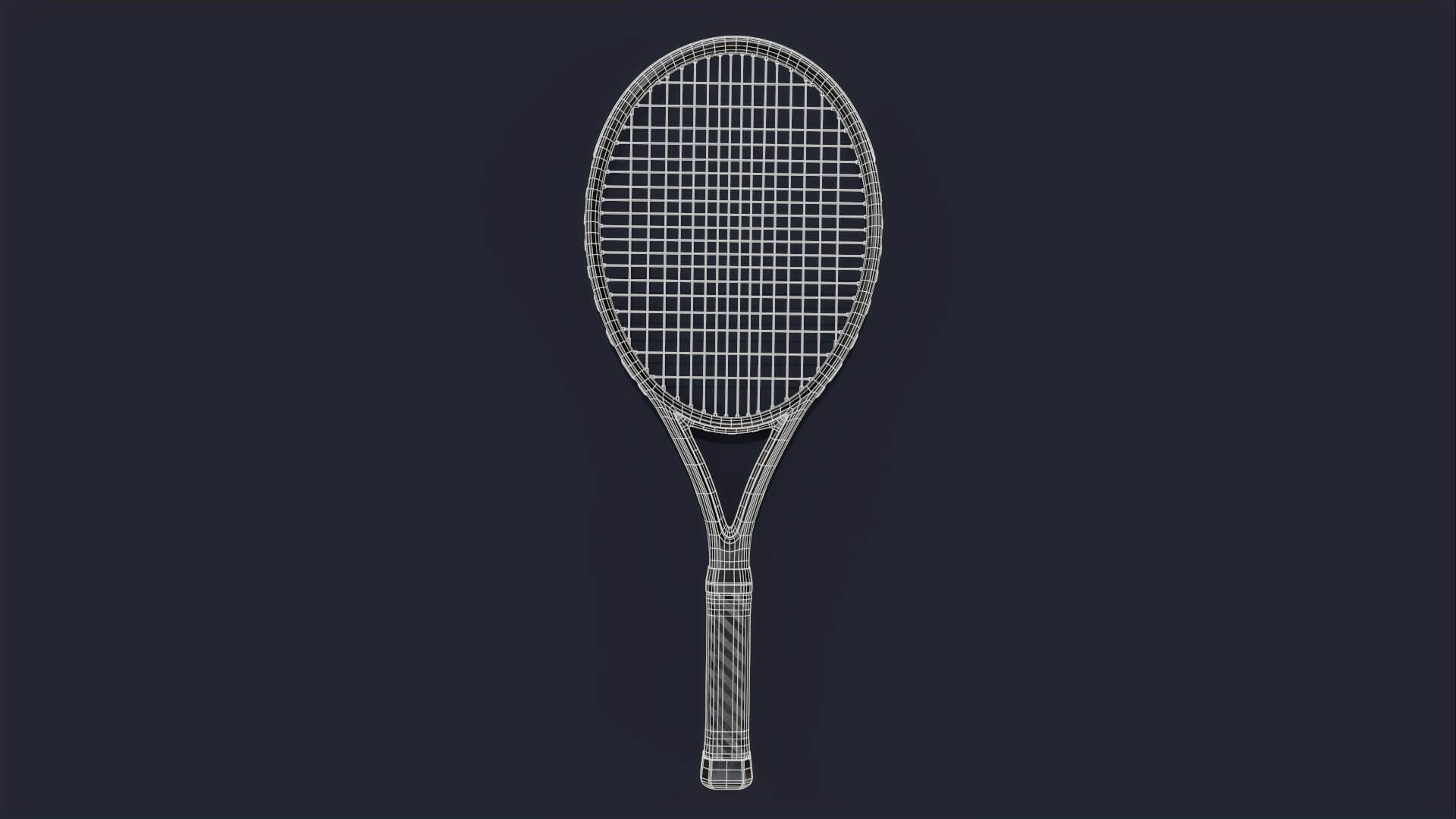 Tennis Racket - 3D Model by muharremadk