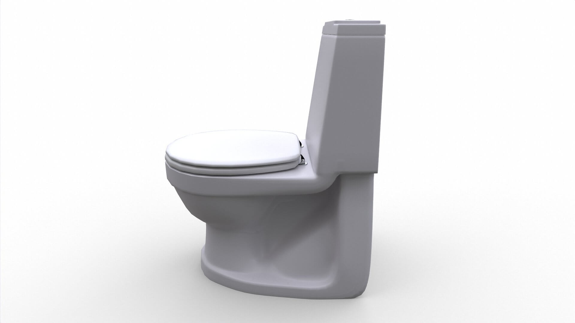 WC Toilet - 3D Model by muharremadk