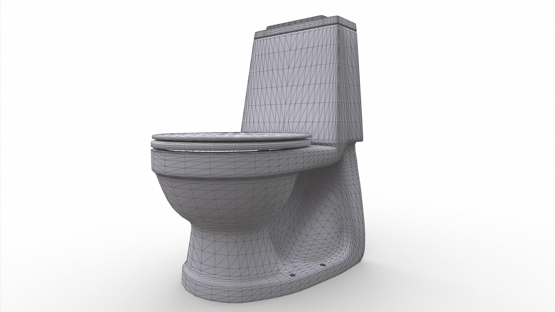 WC Toilet - 3D Model by muharremadk