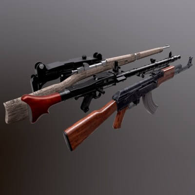 Weapon Pack - 3D Model by muharremadk