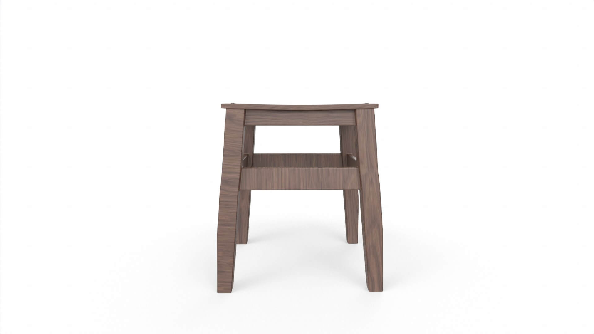 Wooden Stool - 3D Model by muharremadk