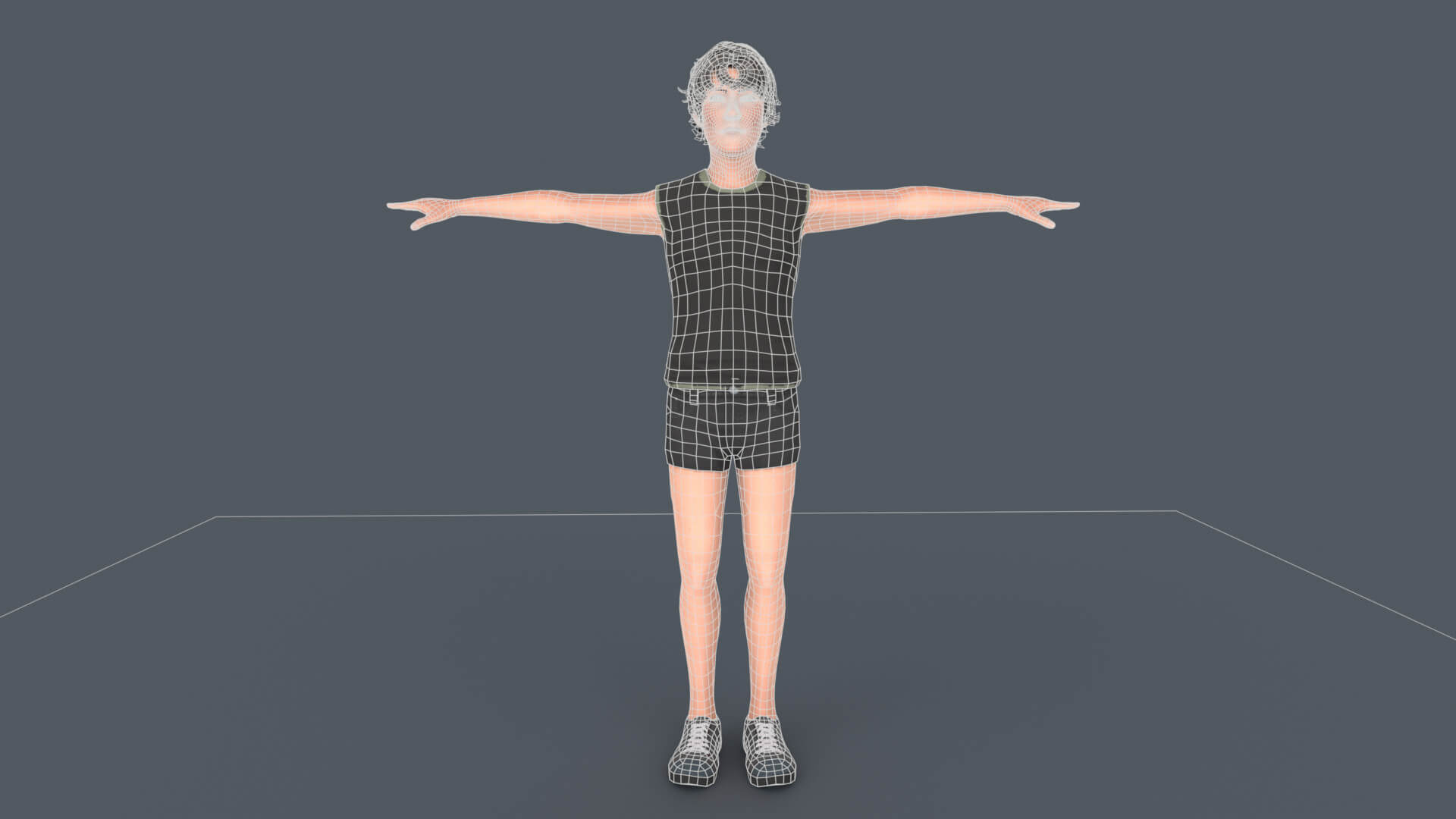 Young Boy - 3D Model by muharremadk