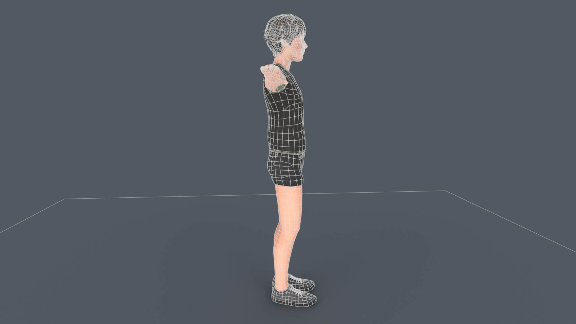 Young Boy - 3D Model by muharremadk