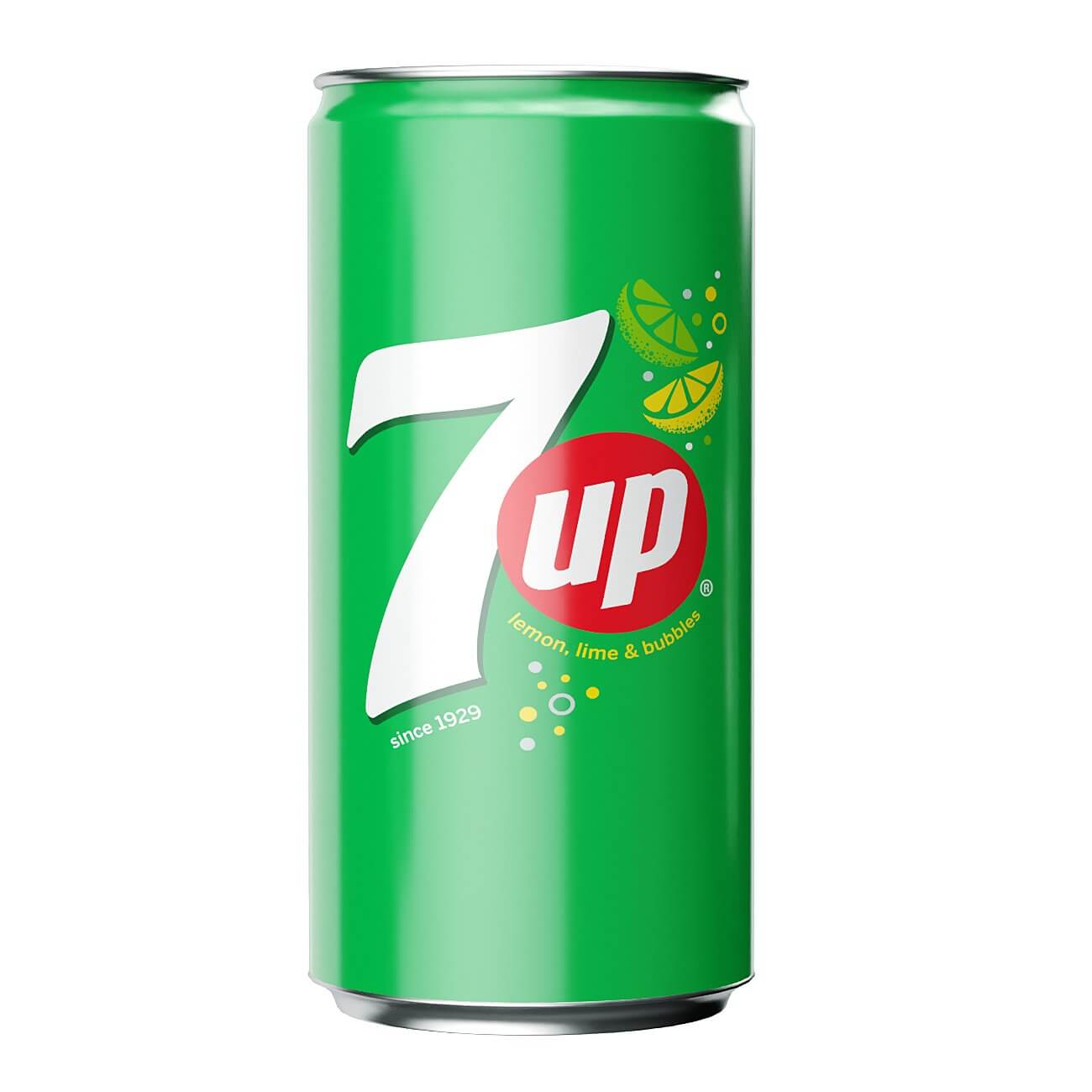 7 Up Cans 250ml Slim - 3D Model by murtazaboyraz