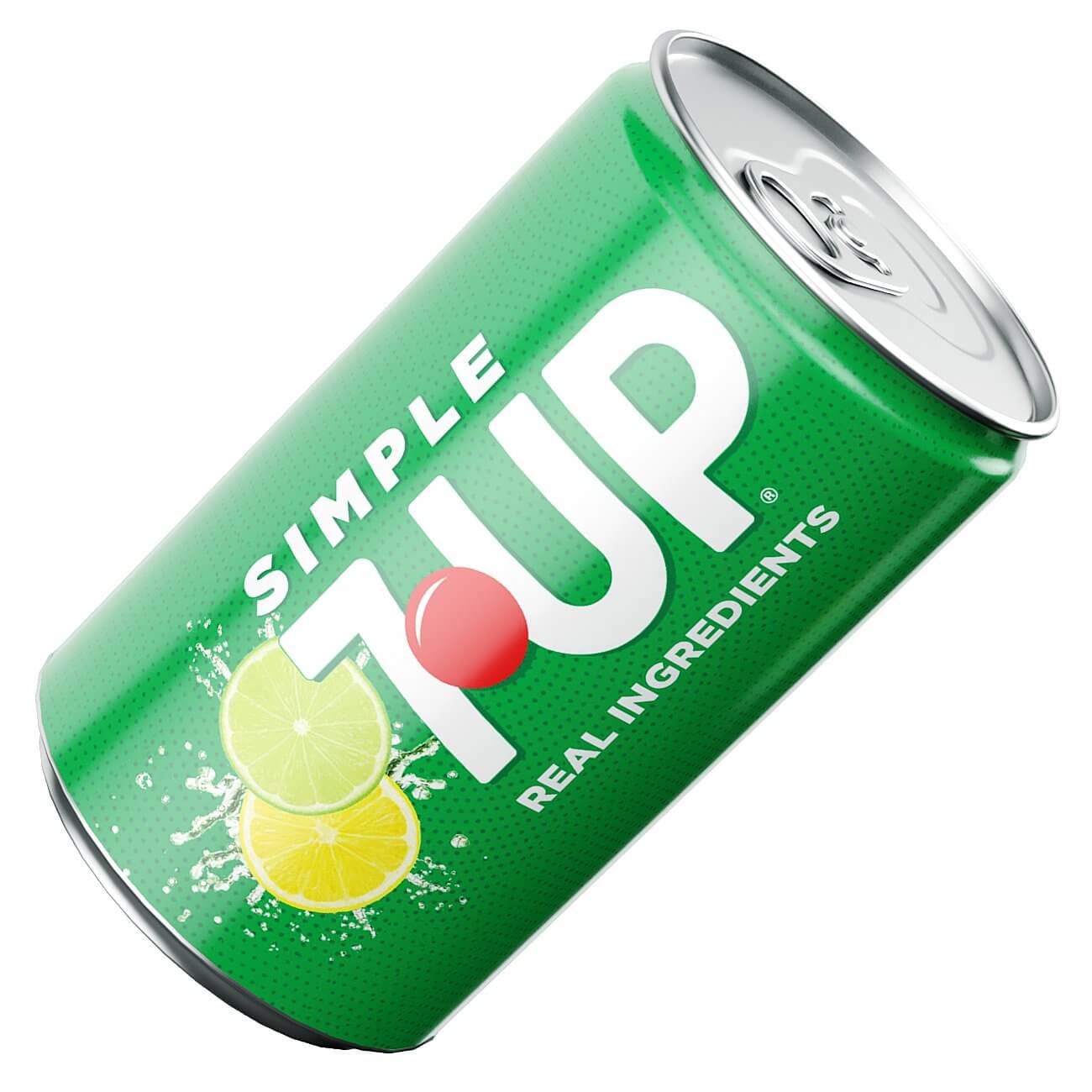 7 Up Simple Can 187ml Slim - 3D Model by murtazaboyraz