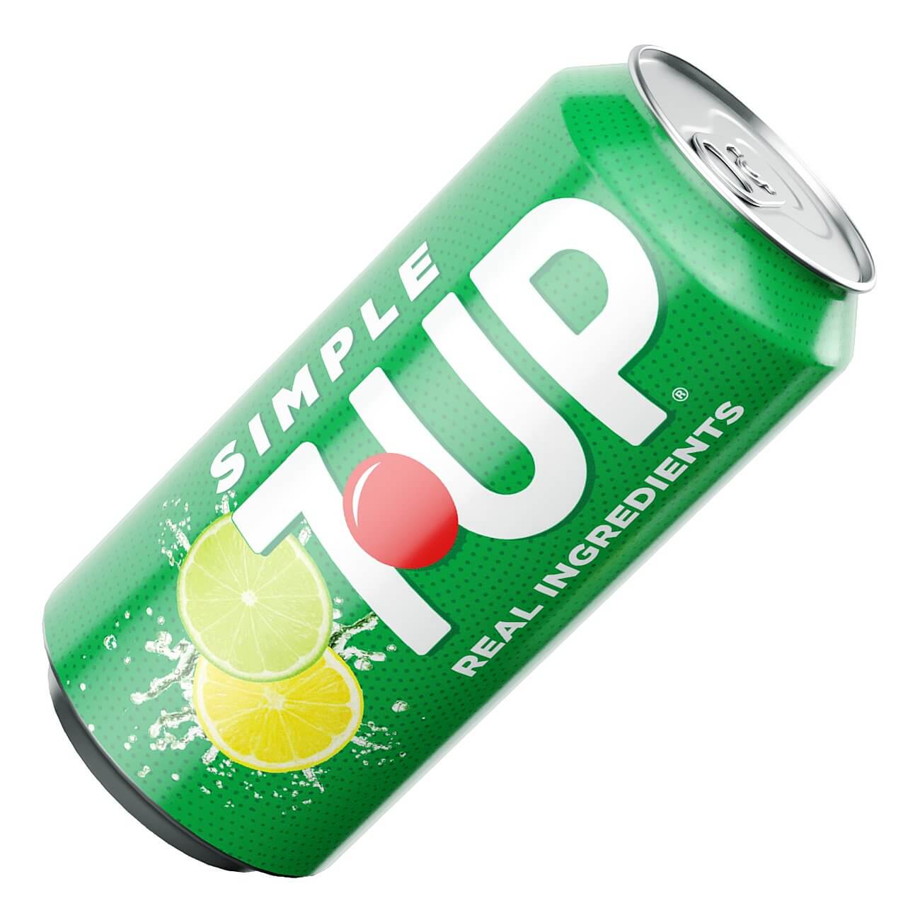 7 Up Simple Can 473ml - 3D Model by murtazaboyraz