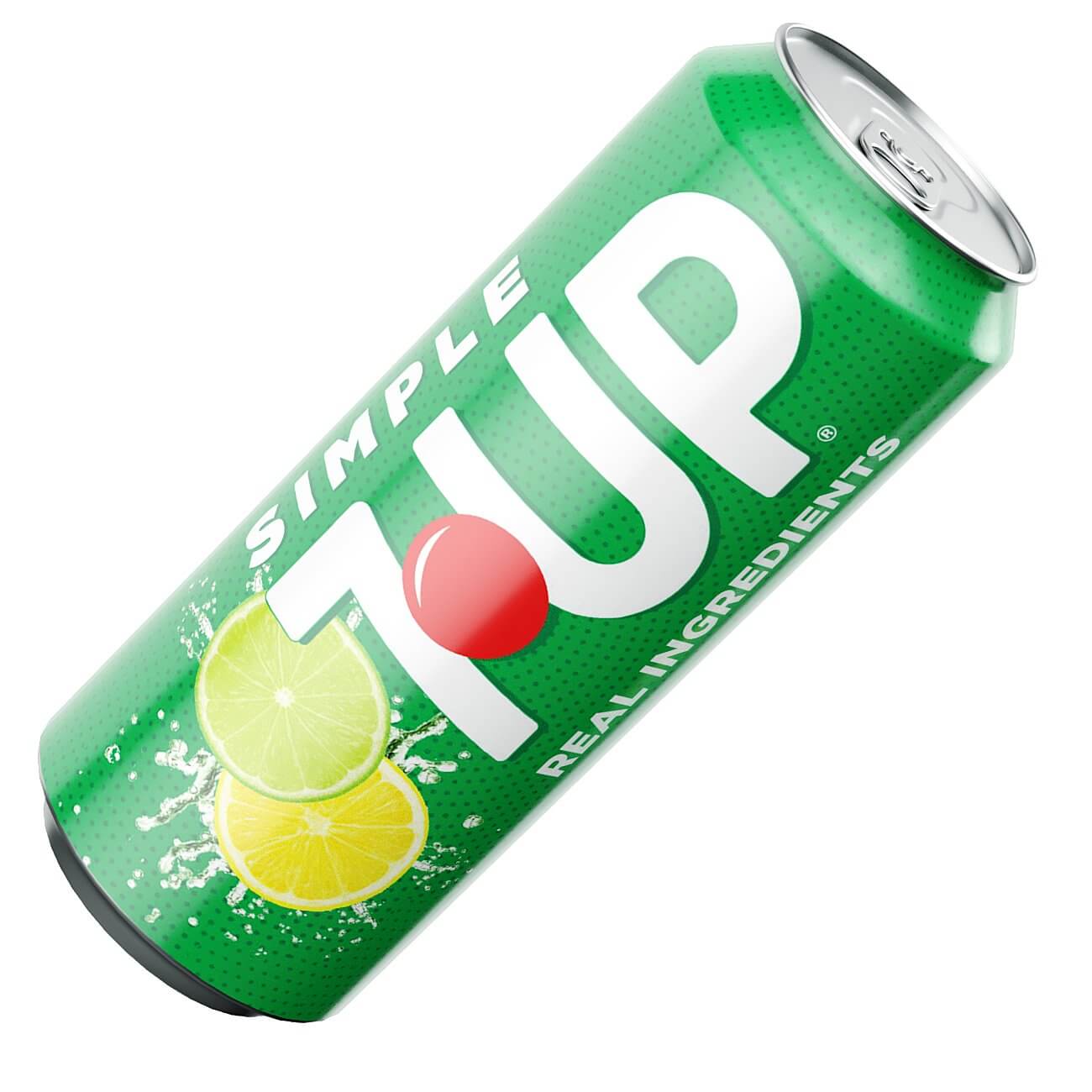 7 Up Simple Can 568ml - 3D Model by murtazaboyraz