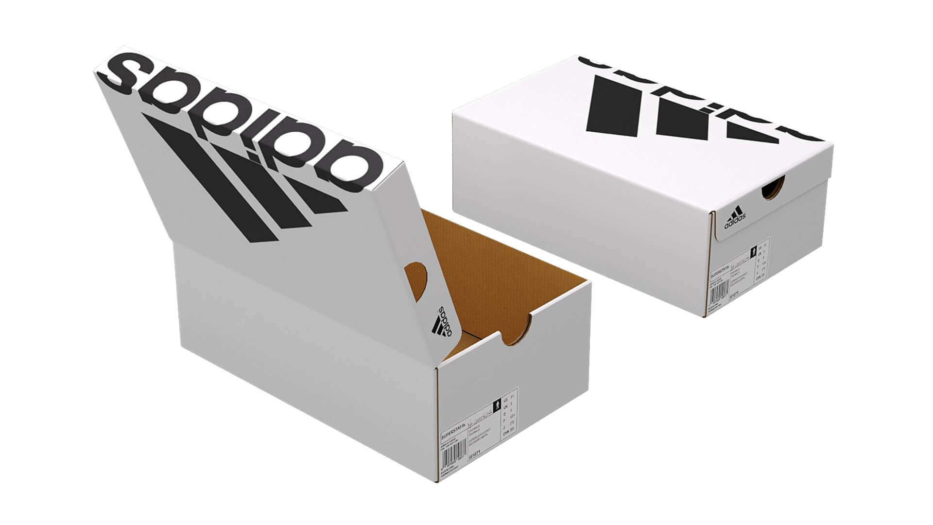 Adidas Shoe Box 003 - 3D Model by murtazaboyraz