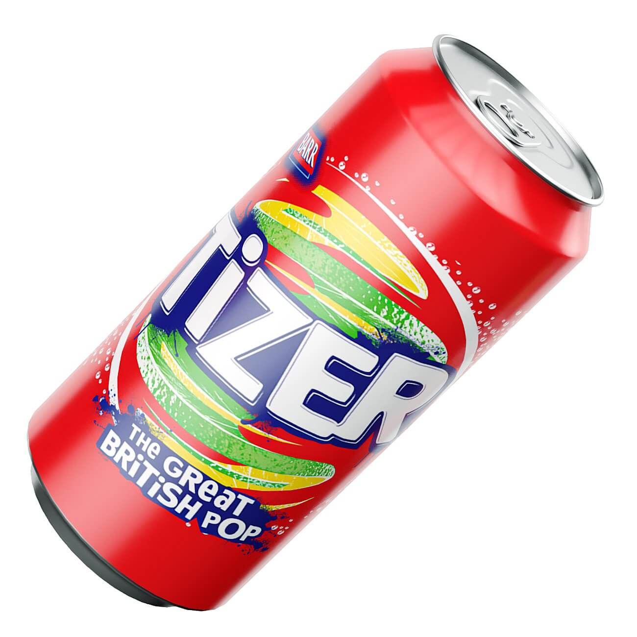 Barr Tizer Can 473ml - 3D Model by murtazaboyraz