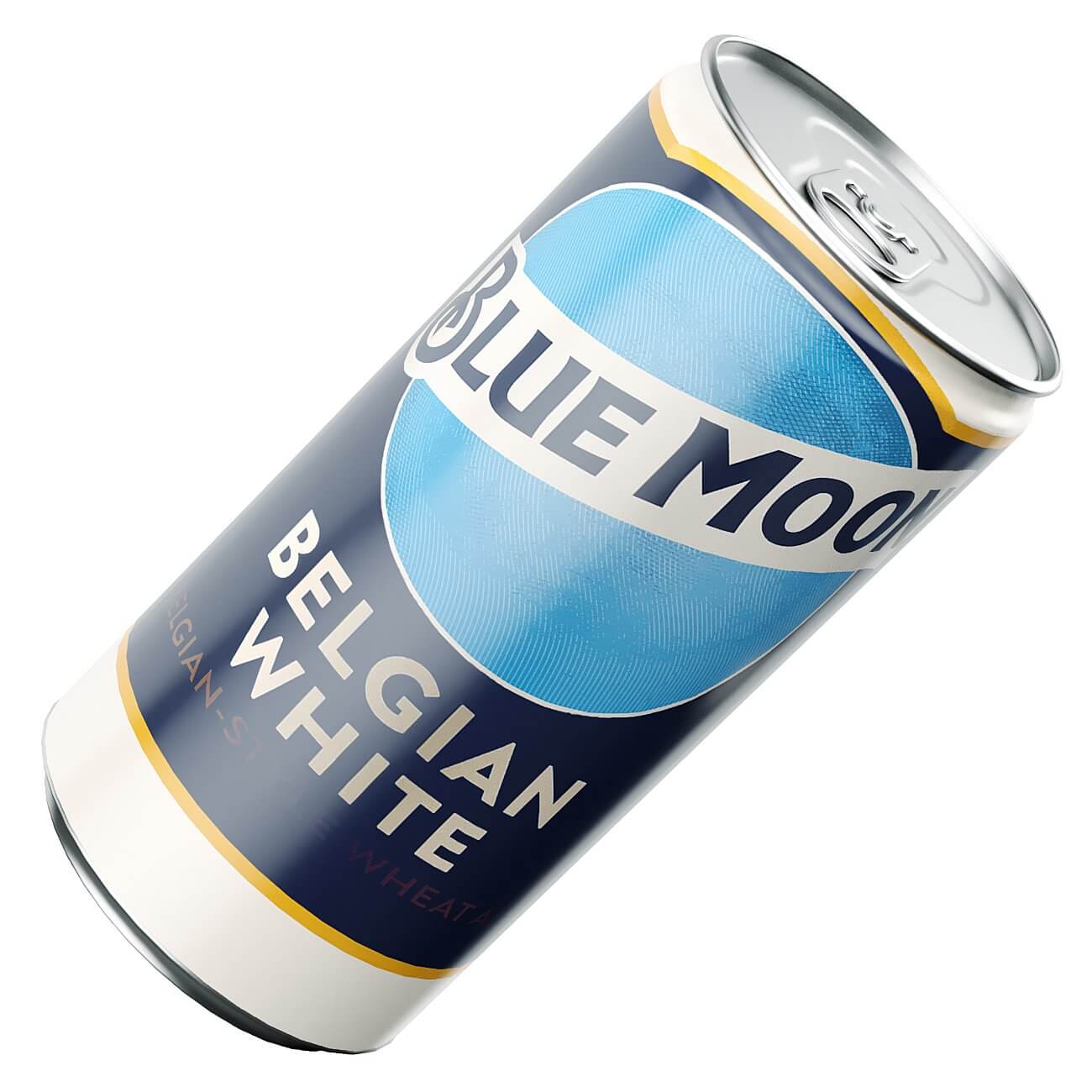 Blue Moon Belgian White Wheat Ale 250ml Slim - 3D Model by murtazaboyraz