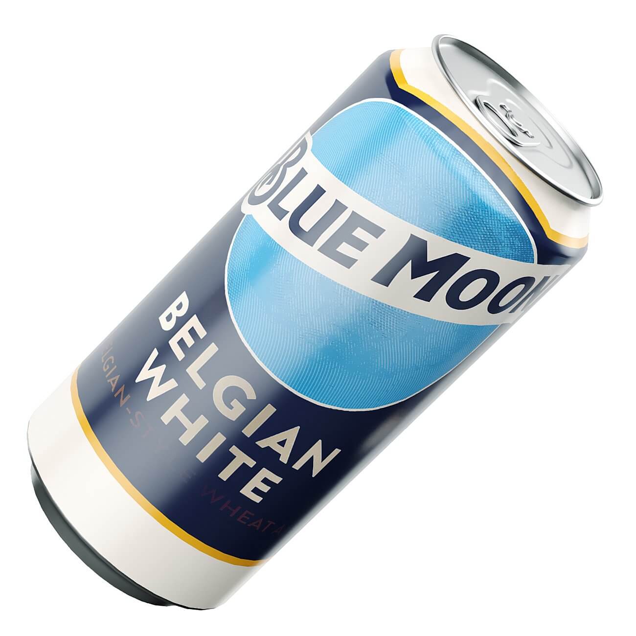 Blue Moon Belgian White Wheat Ale 473ml - 3D Model by murtazaboyraz