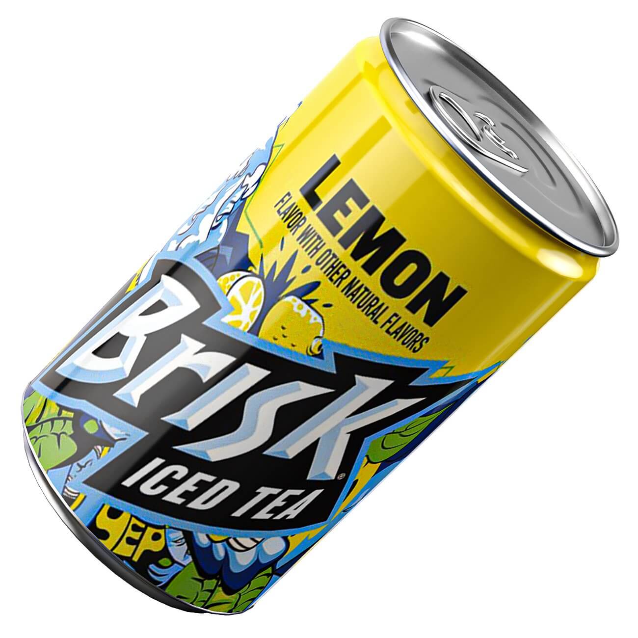 Brisk Iced Tea Cans 187ml Slim - 3D Model by murtazaboyraz