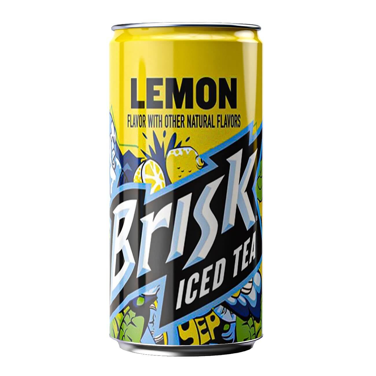 Brisk Iced Tea Cans 250ml Slim - 3D Model by murtazaboyraz