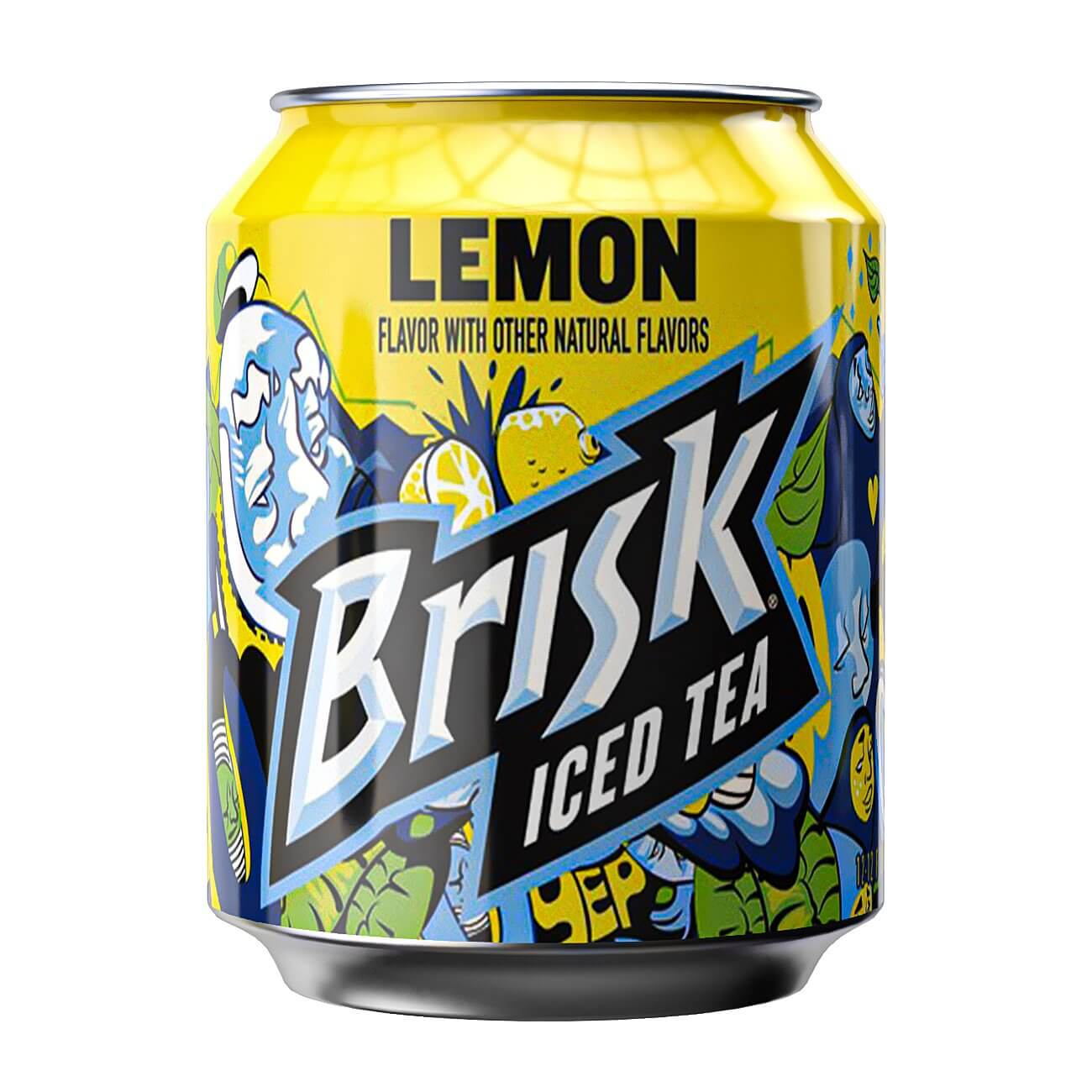 Brisk Iced Tea Cans 250ml - 3D Model by murtazaboyraz