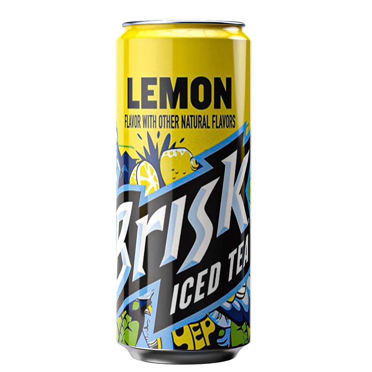 Brisk Iced Tea Cans 355ml Sleek - 3D Model by murtazaboyraz