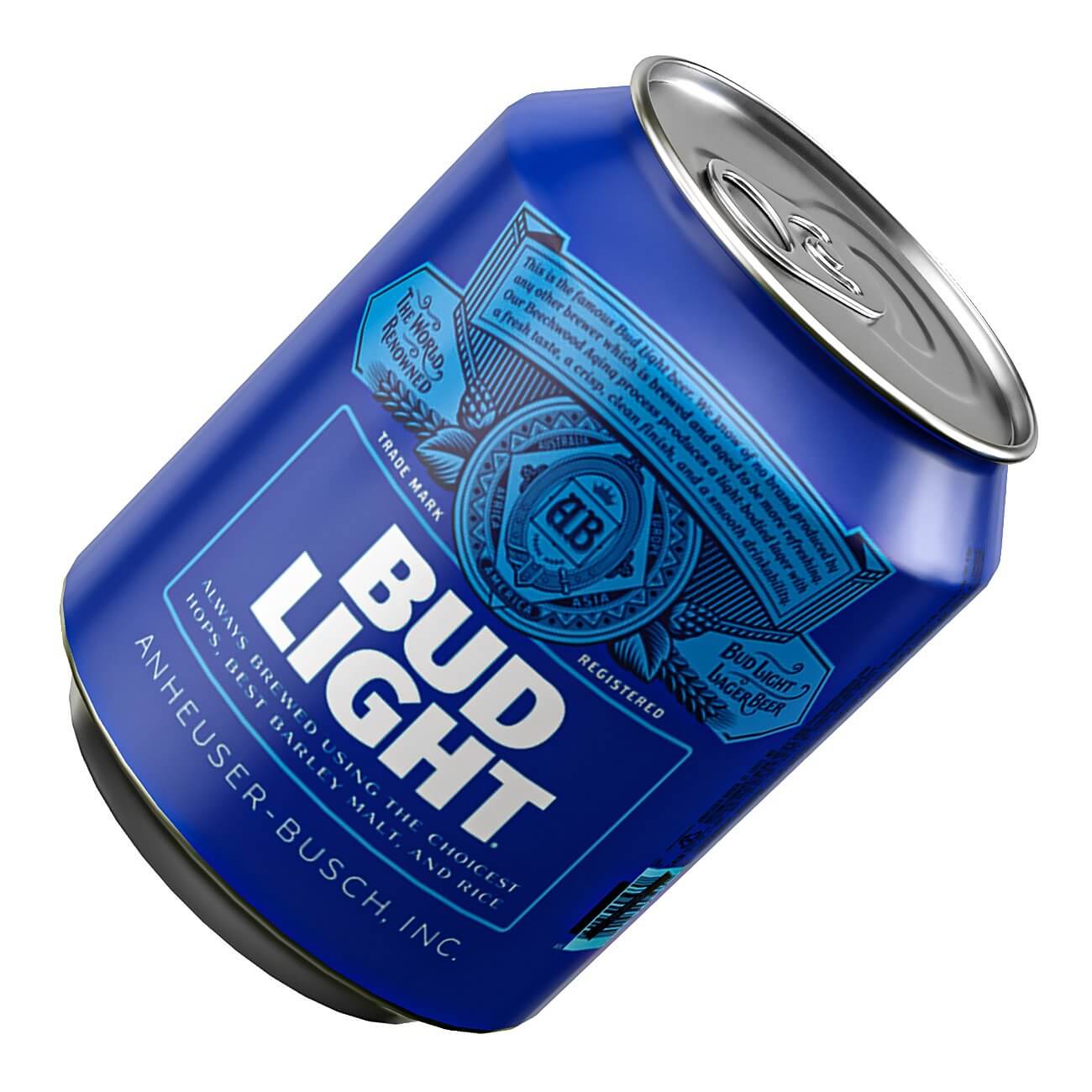 Bud Light Beer Cans 250ml - 3D Model by murtazaboyraz