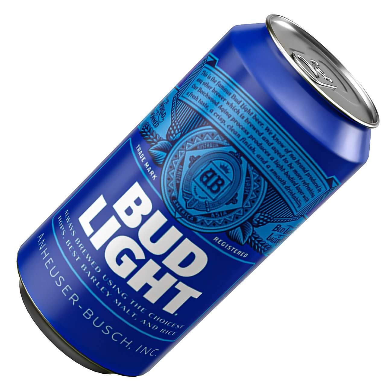 Bud Light Beer Cans 440ml - 3D Model by murtazaboyraz