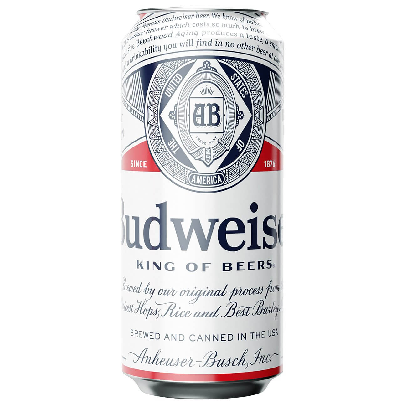 Budweiser Beer Can 500ml - 3D Model by murtazaboyraz