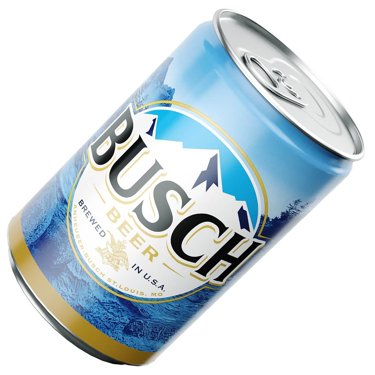 Busch Beer Can 163ml Slim - 3D Model by murtazaboyraz
