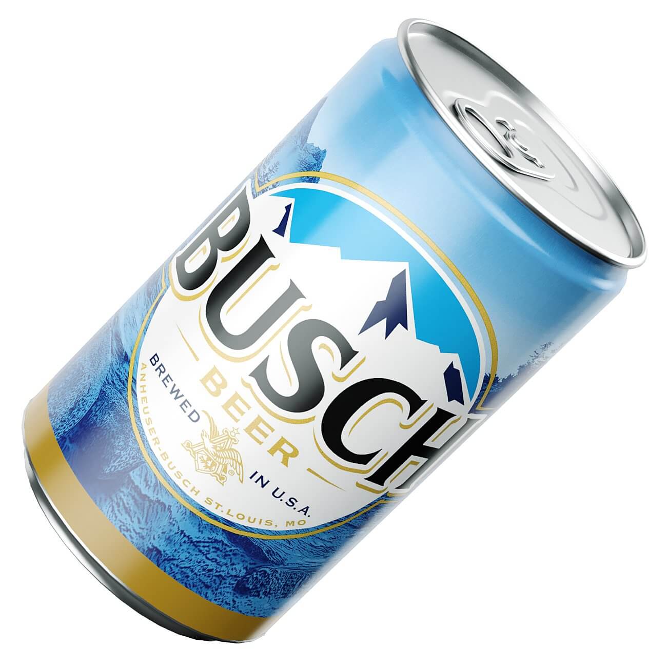 Busch Beer Can 187ml Slim - 3D Model by murtazaboyraz