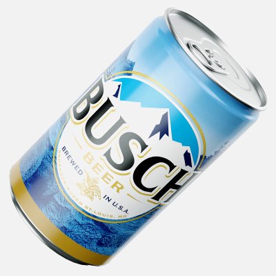 Busch Beer Can 187ml Slim - 3D Model by murtazaboyraz