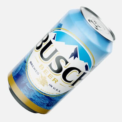 Busch Beer Can 375ml - 3D Model by murtazaboyraz