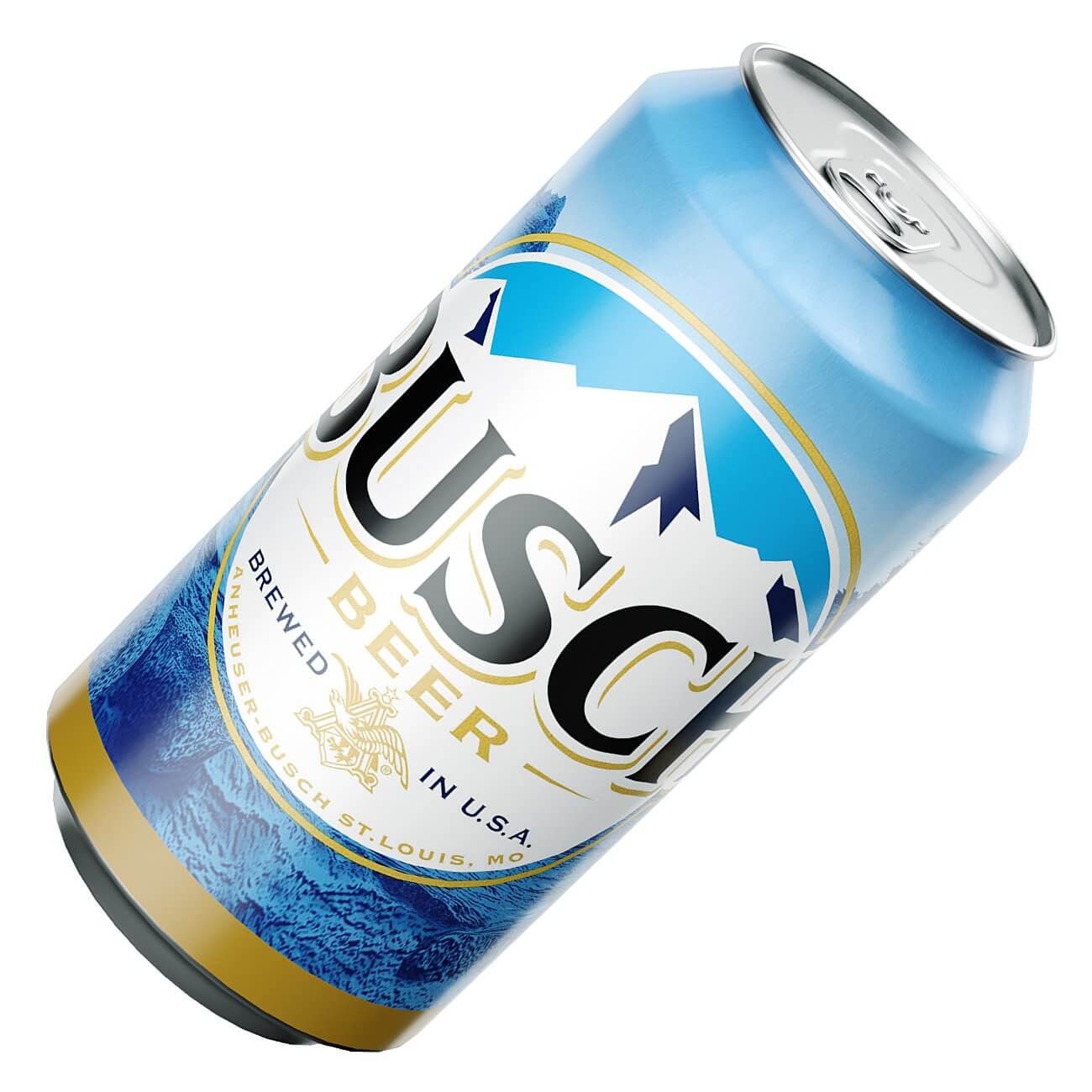 Busch Beer Can 440ml - 3D Model by murtazaboyraz