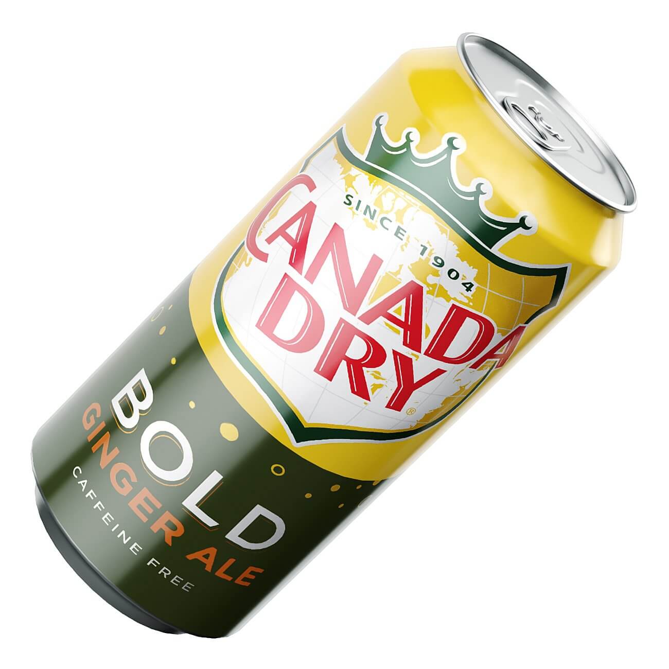 Canada Dry Bold Ginger Ale Can 473ml - 3D Model by murtazaboyraz