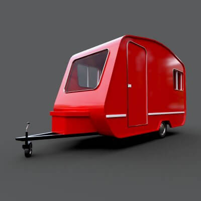 Caravan Trailer - 3D Model by murtazaboyraz