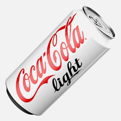 Coca-Cola Light Cans 473ml 3D Model by murtazaboyraz
