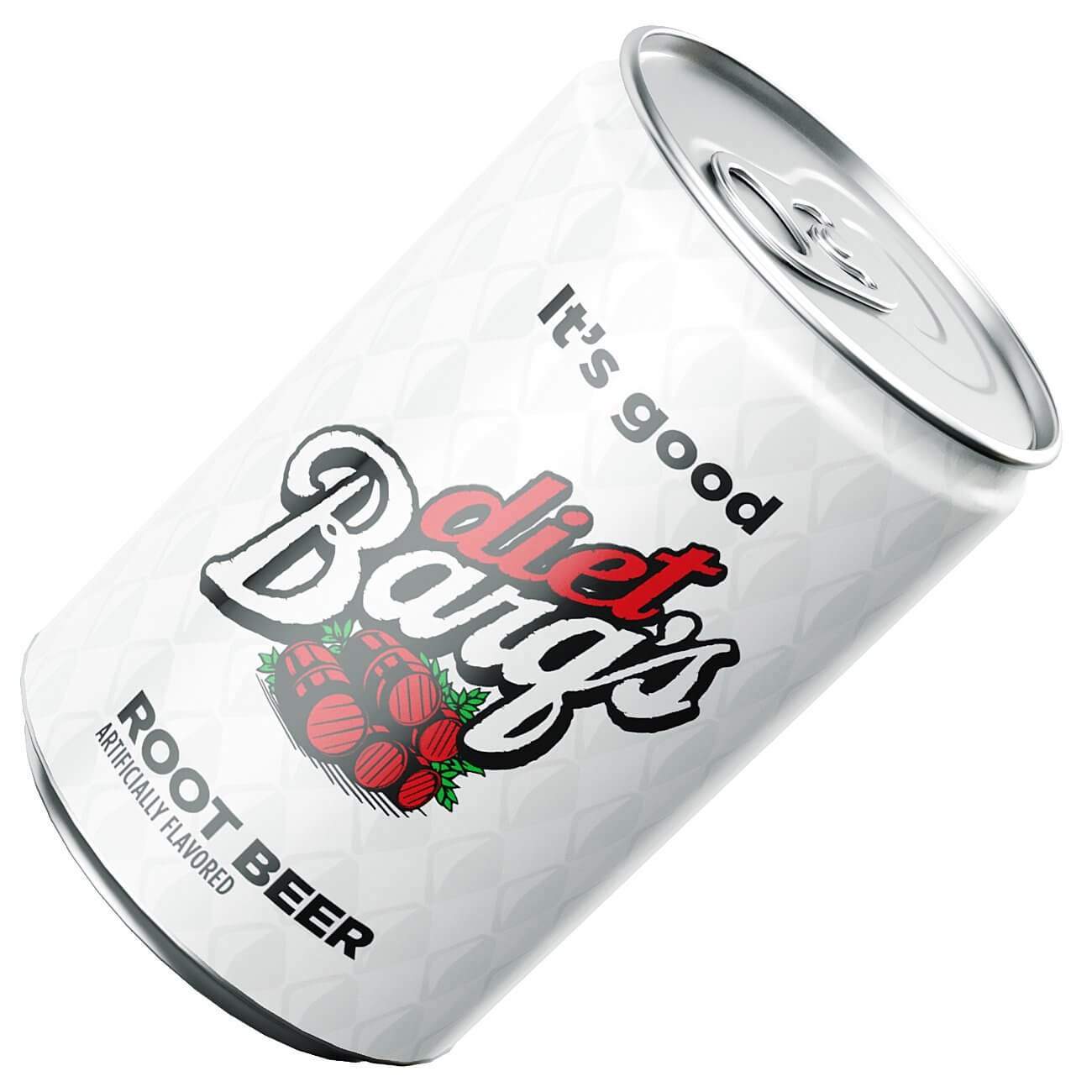 Diet Barq's Root Beer Soda Soft Drink Can 163ml Slim - 3D Model by ...