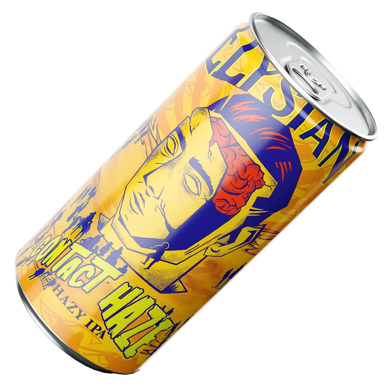 Elysian Contact Haze Hazy IPA Can 250ml Slim - 3D Model by murtazaboyraz