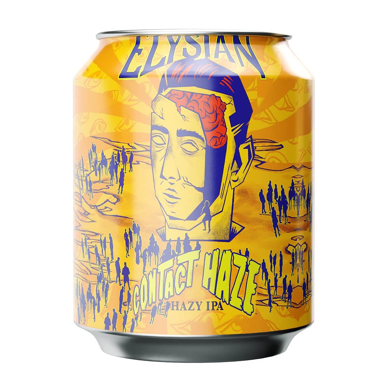 Elysian Contact Haze Hazy IPA Can 250ml - 3D Model by murtazaboyraz