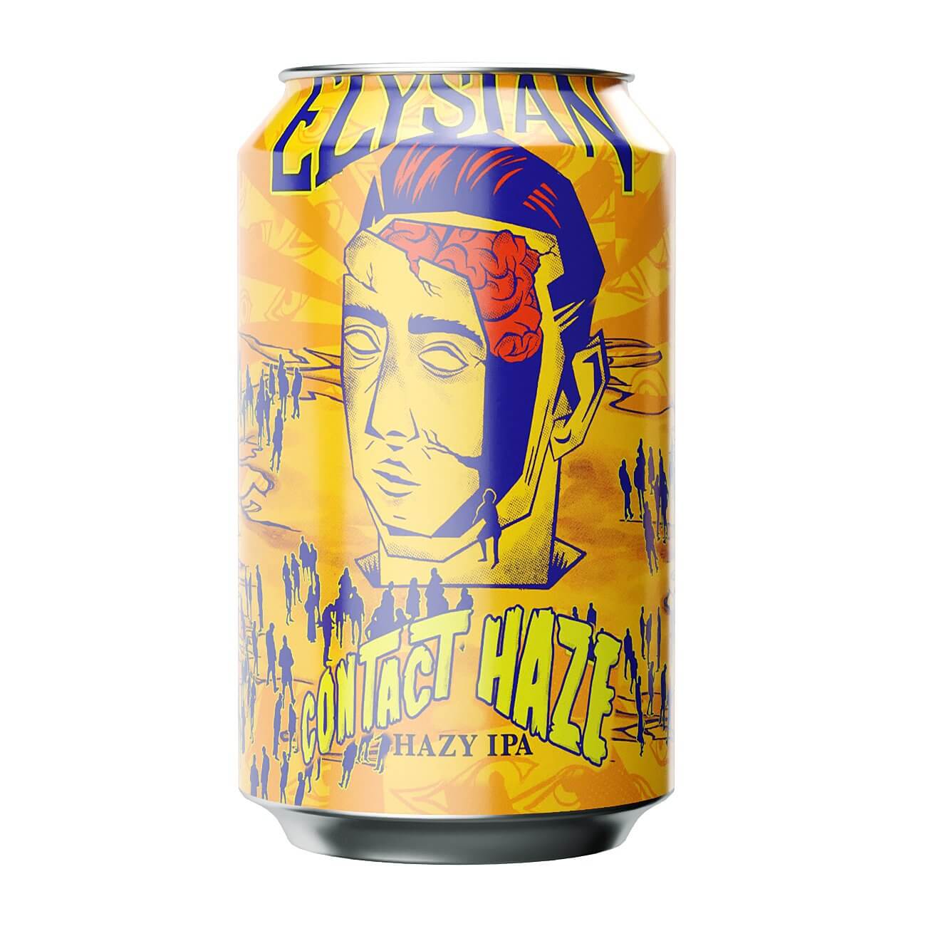 Elysian Contact Haze Hazy IPA Can 355ml - 3D Model by murtazaboyraz