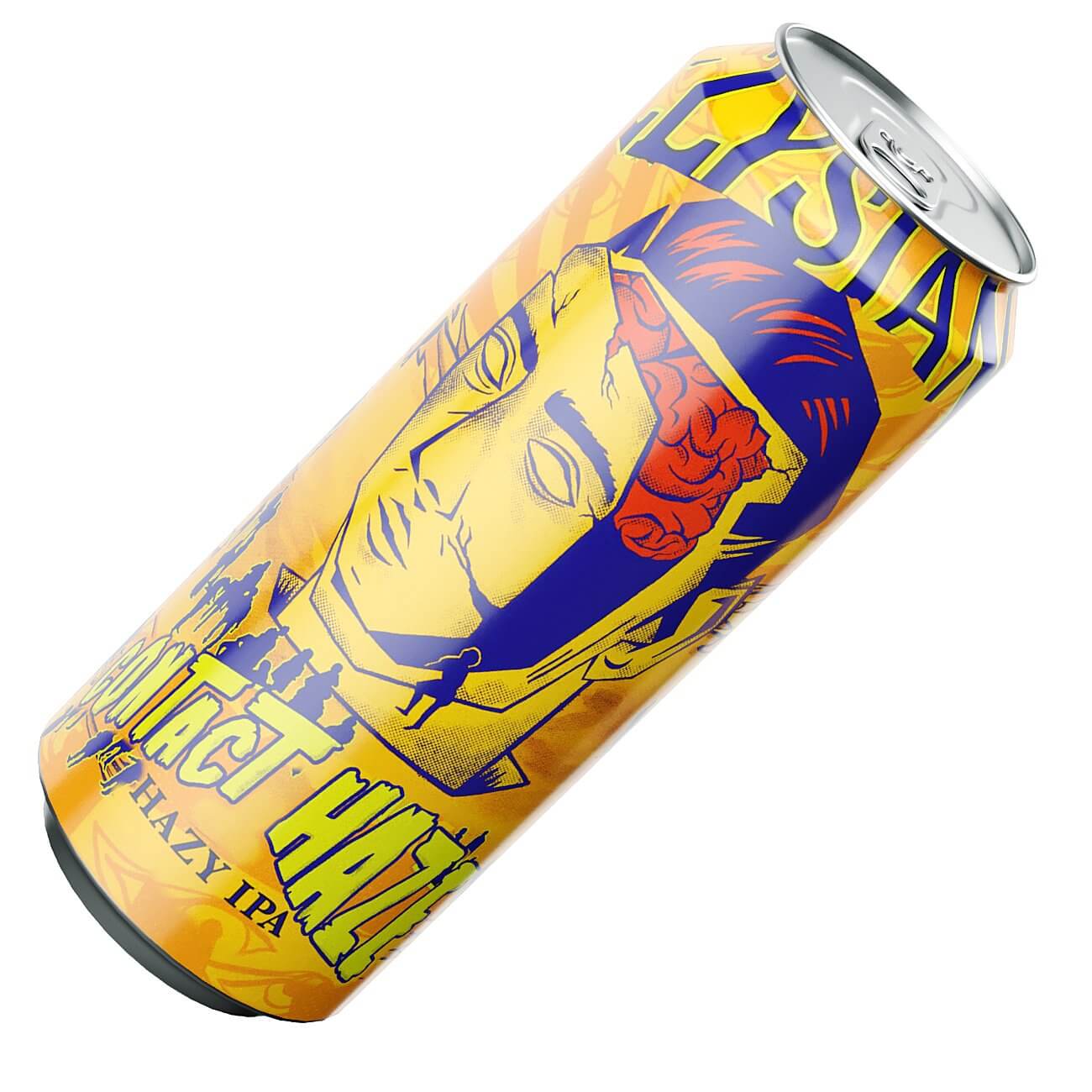 Elysian Contact Haze Hazy IPA Can 568ml - 3D Model by murtazaboyraz