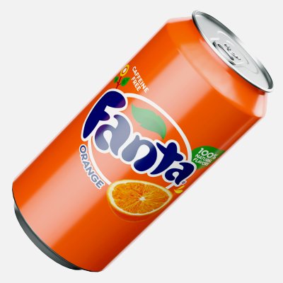 Fanta Cans 440ml - 3D Model by murtazaboyraz